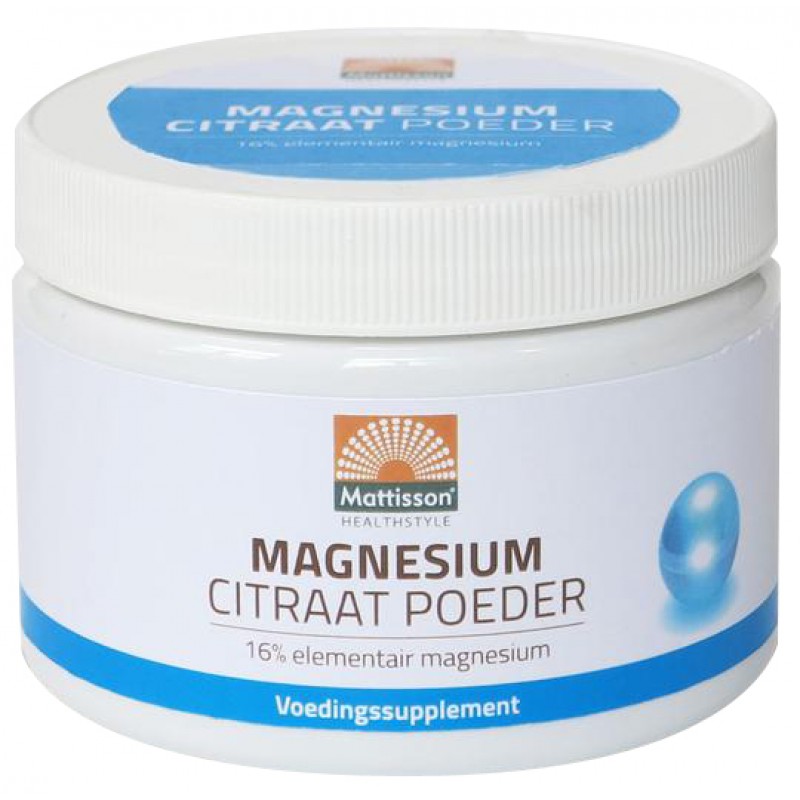 Magnesium Citraat - Poeder - Mattisson - NatuurlijkVoordeel.nl Magnesium Citraat - Poeder - Mattisson - NatuurlijkVoordeel.nl