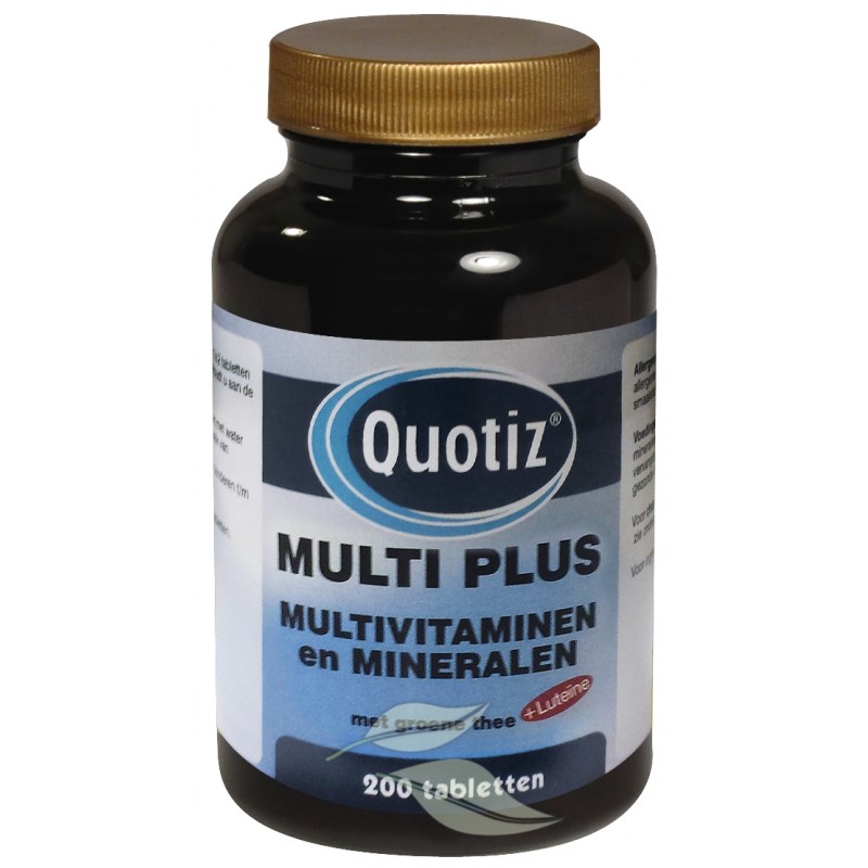 Multi Plus - Multivitaminen en Mineralen - Quotiz - NatuurlijkVoordeel.nl